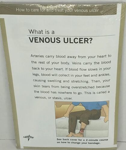 HTF Medline Compass Wound Care "VENOUS ULCER" patient education 20 ...