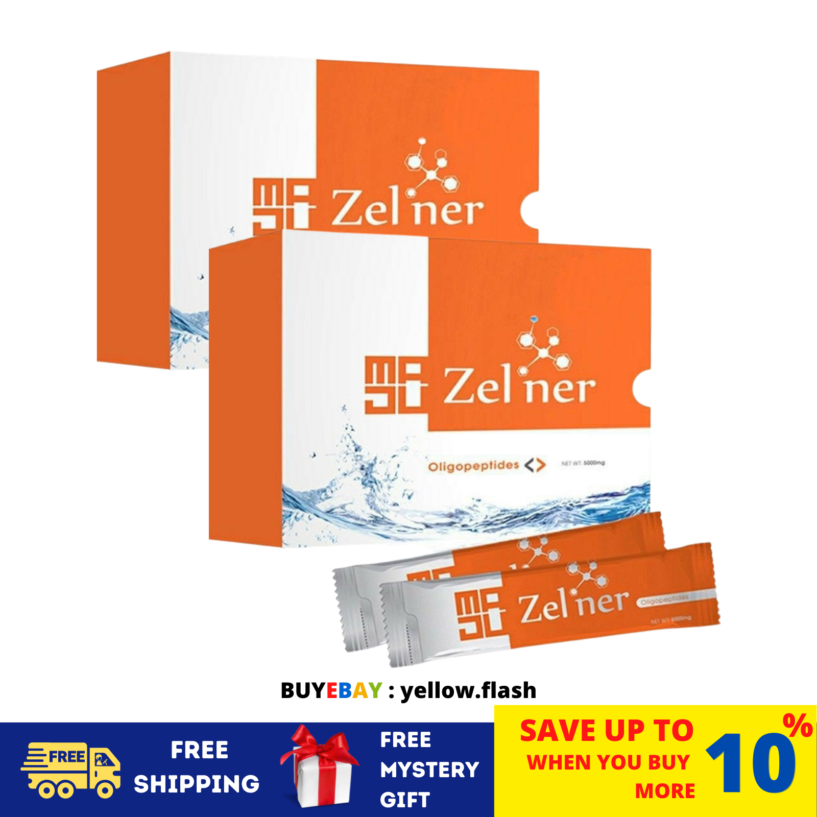 2 Box Singapore Magic Life Zelner Oligopeptides 5g x 15 sachets FREE ...
