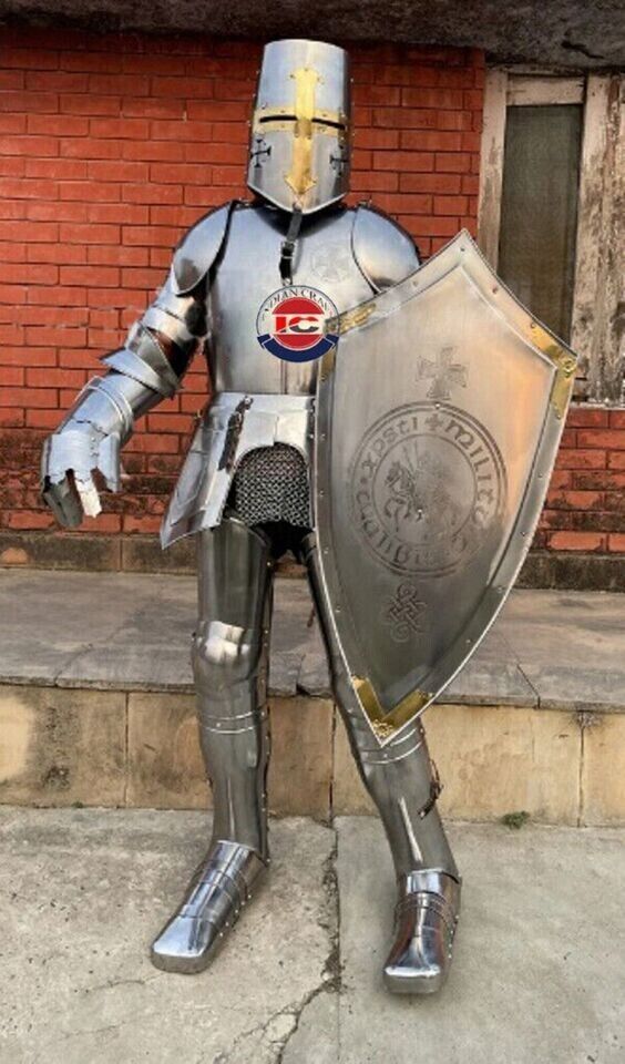 Medieval Wearable Suit Of Armor Knight Crusader Combat Full Body Armor ...