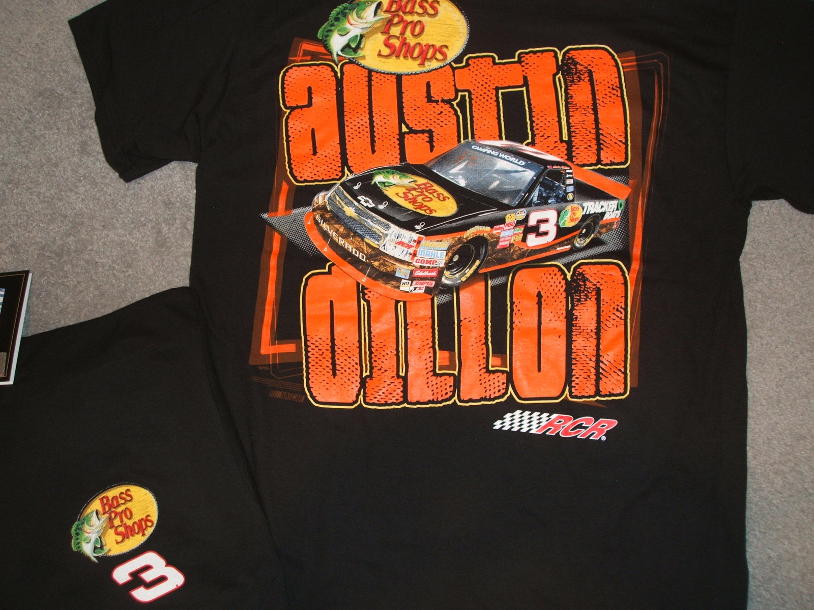 Austin Dillon #3 Bass Pro Shops Chevy Truck Extra Large (XL) black ...