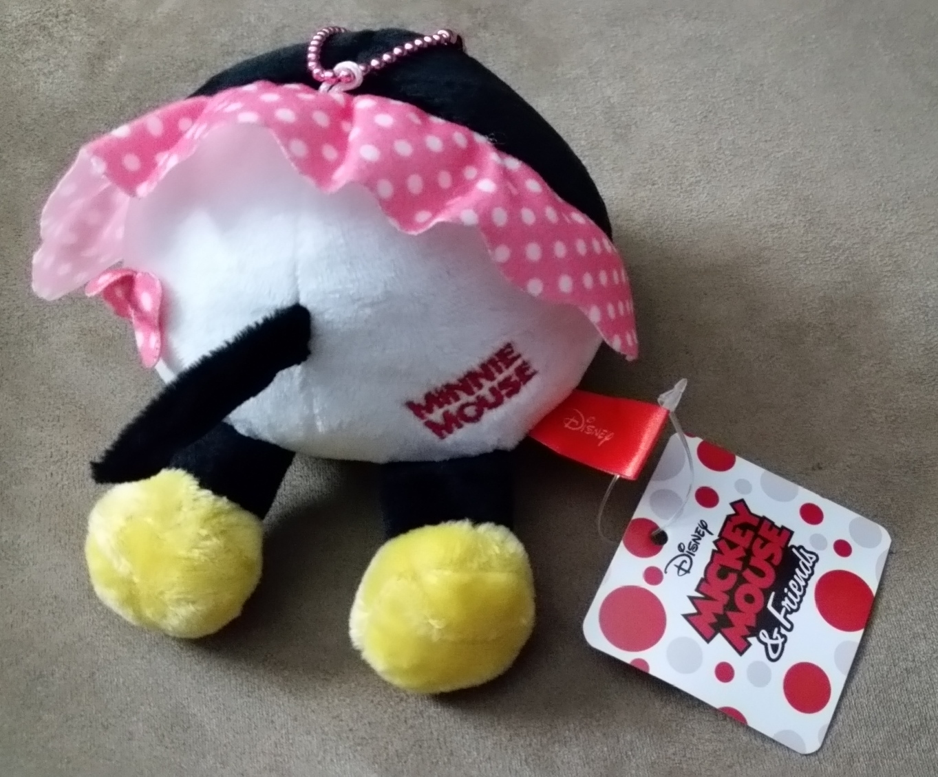 DISNEY HIP MASCOT MINNIE MOUSE PINK New Plush Stuffed Animal 4" JAPAN ...