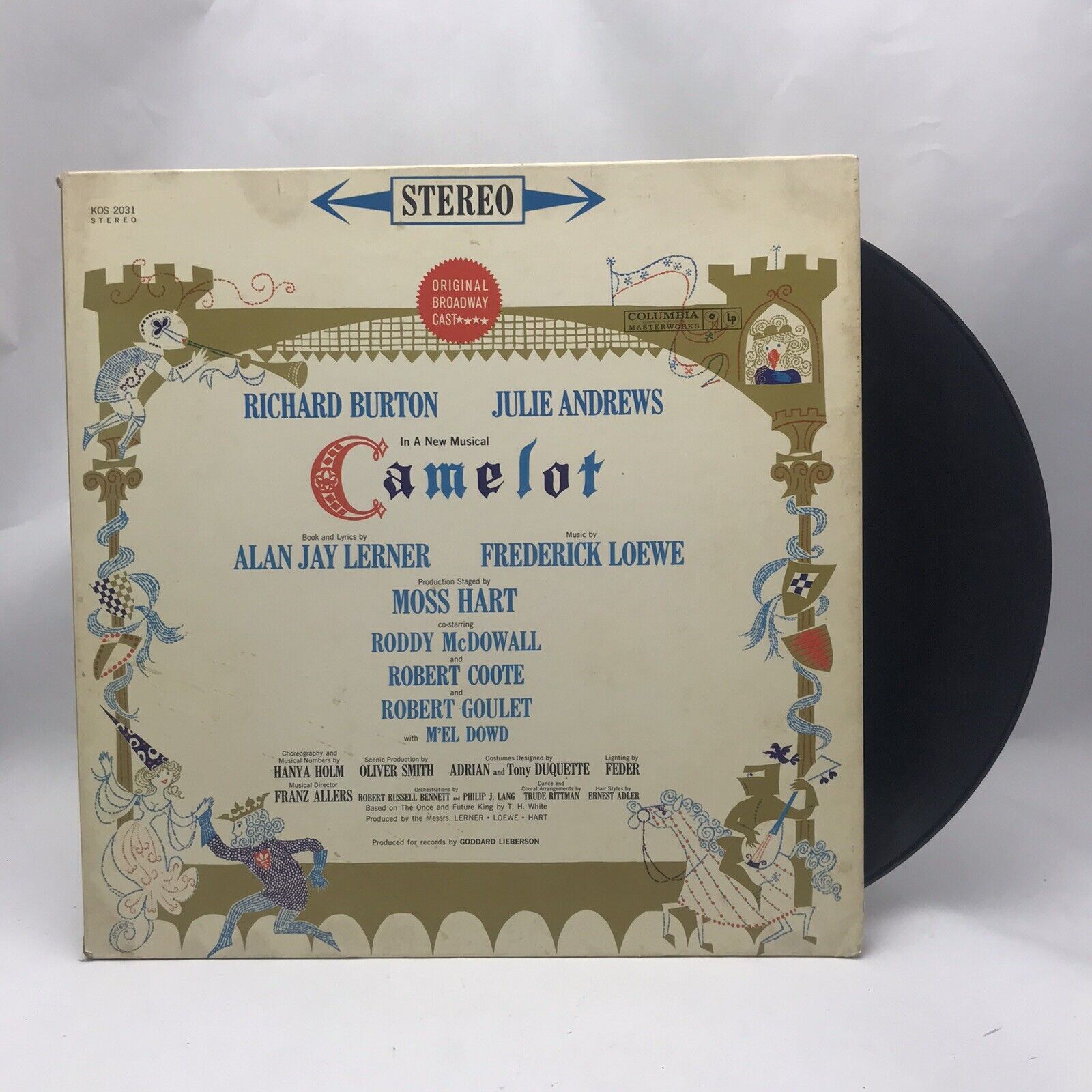 Camelot Soundtrack Starring Richard Burton And Julie Andrews Vinyl ...