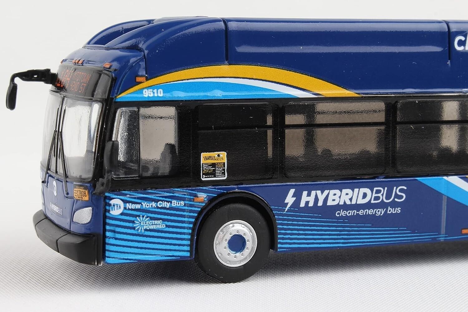 5.75 Inch MTA NYC Flyer Xcelsior Electric Bus HO 1/87 Scale Diecast ...