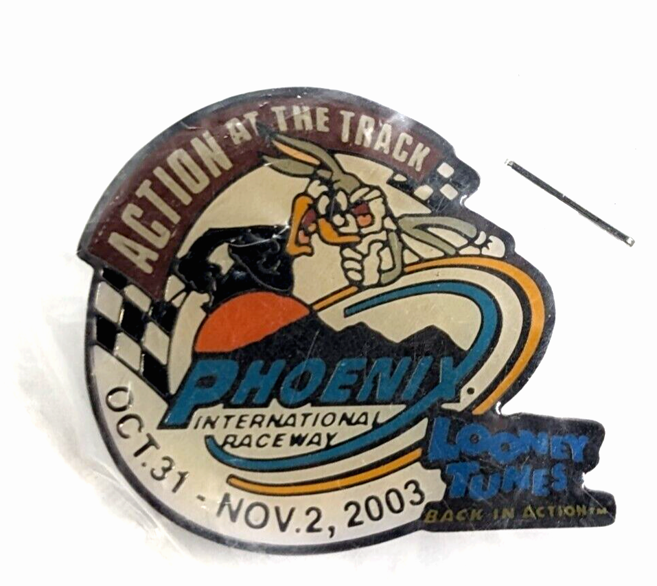 VTG Looney Tunes Bugs Bunny Daffy Duck NASCAR Phoenix Int'l Raceway Pin ...