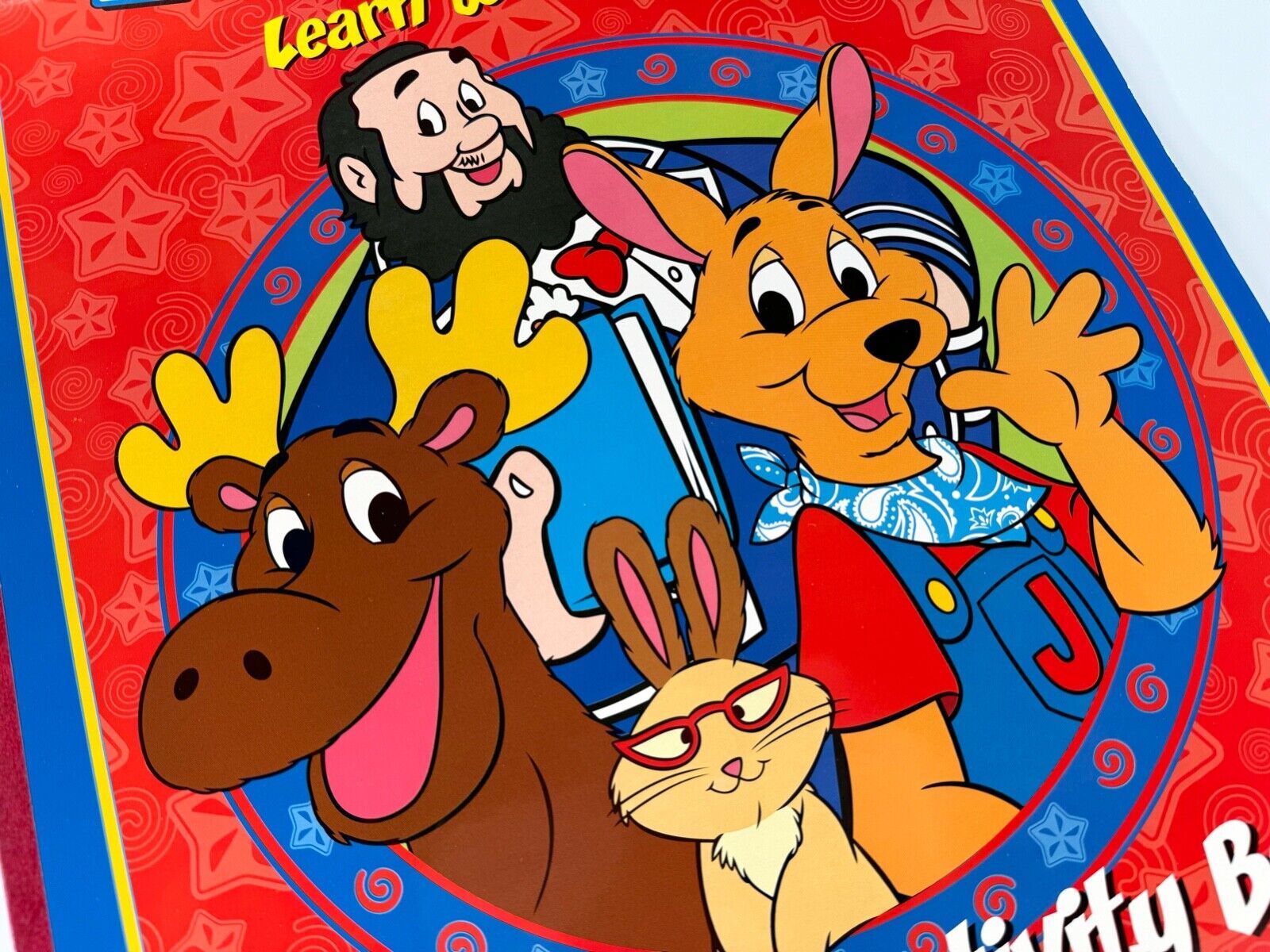 1998 Giant Story & Activity Book 22" X 17" Captain Kangaroo & Friends ...