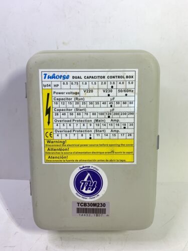 Tuhorse 3HP 230V TCB30M230 Dual Capacitor Pump Control Box Replaces ...
