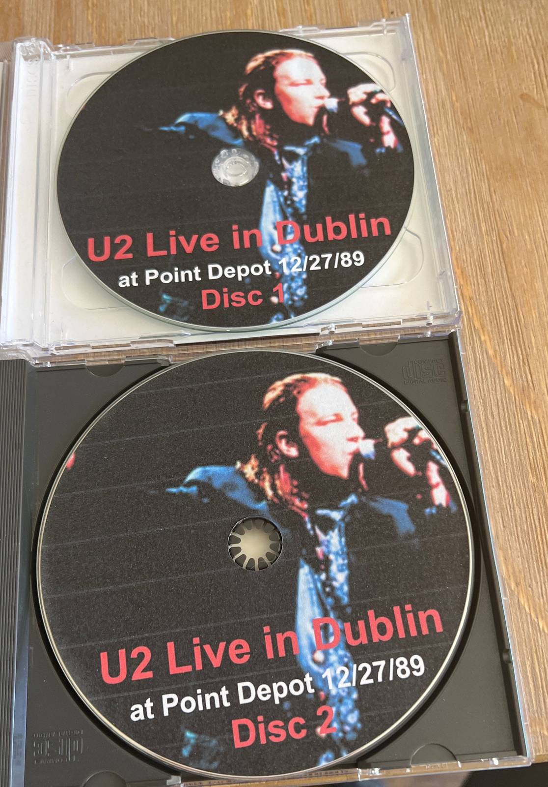 U2 Live FM Broadcast on 12/27/89 (2 CD Set) Rare and Very Good Audio ...