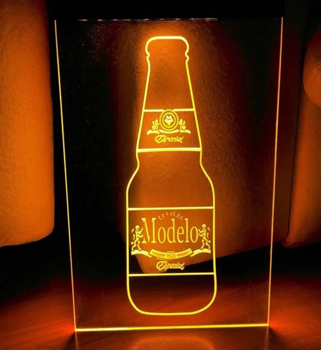 Modelo Especial Bottle Led Neon Sign Hang Signs Wall, Bar, Pub, Club ...