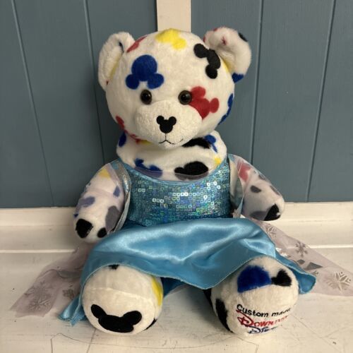 Build A Bear Workshop DOWNTOWN DISNEY BEAR Hidden Mickey Mouse Heads ...