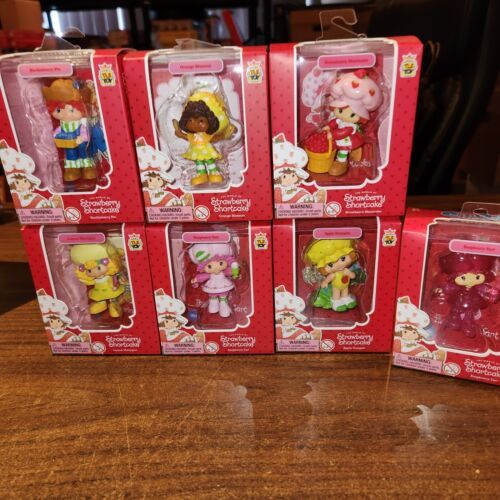 NEW Strawberry Shortcake Complete Set CheeBee TLS Toys 6 Figures plus ...