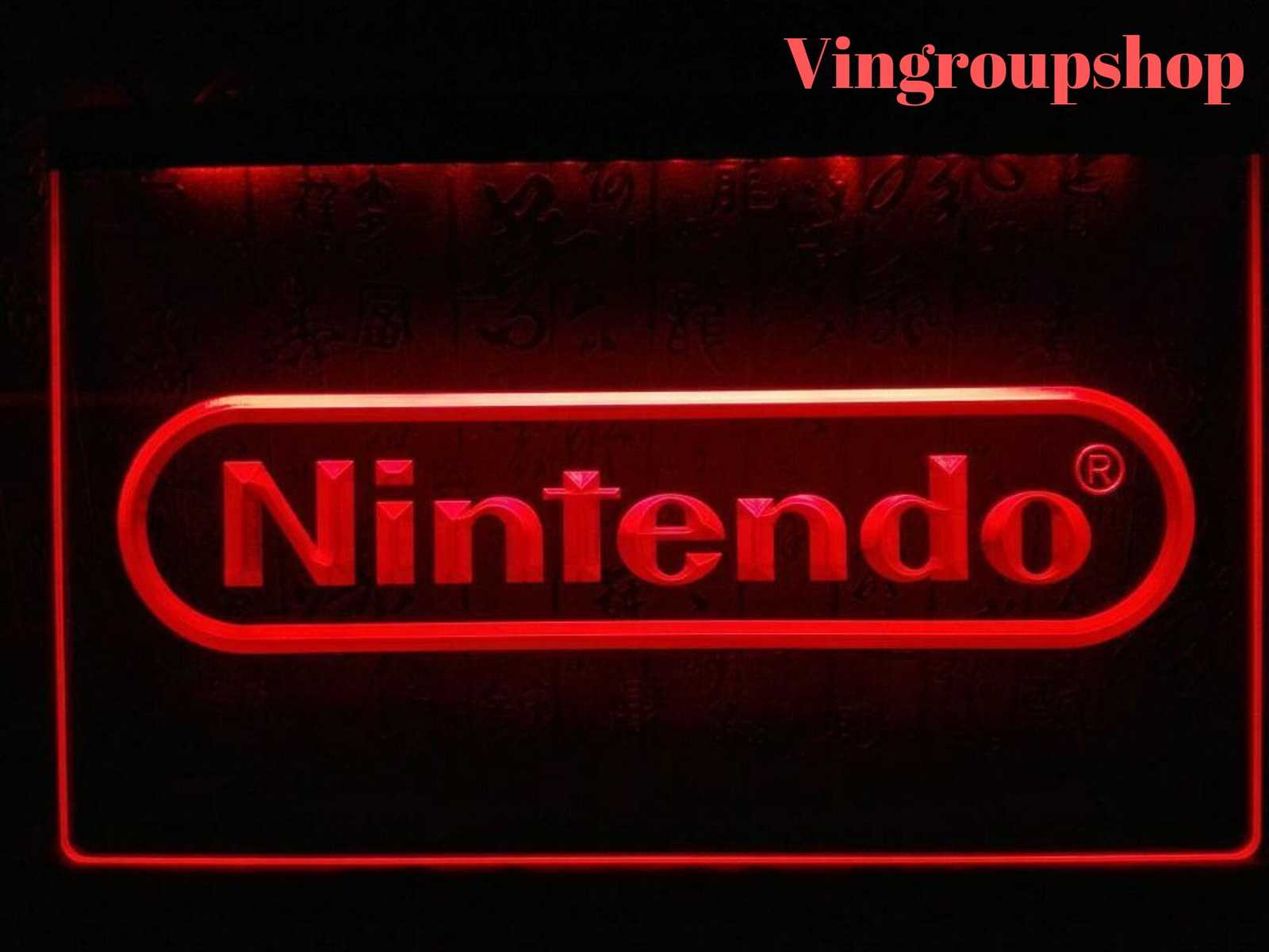 Nintendo Game LED Neon Light Sign Home Decor Hang Signs Wall, Room ...