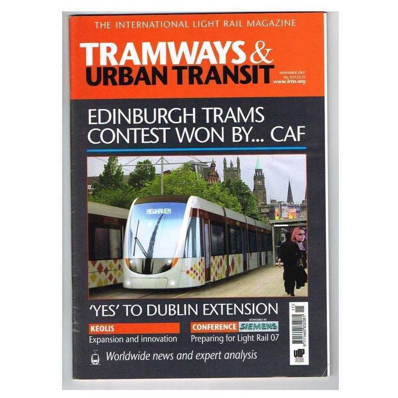 Tramways & Urban Transit Magazine November 2007 mbox2671 Edinburgh ...