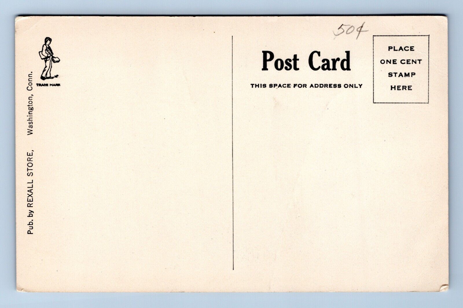 Birds Eye View of Shepaug Valley Washington CT UNP Rexall Drugs DB ...