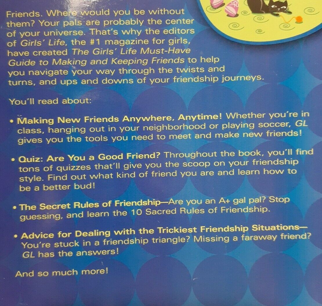 Guide to Making and Keeping Friends The Girls' Life Must-Have Bokram ...