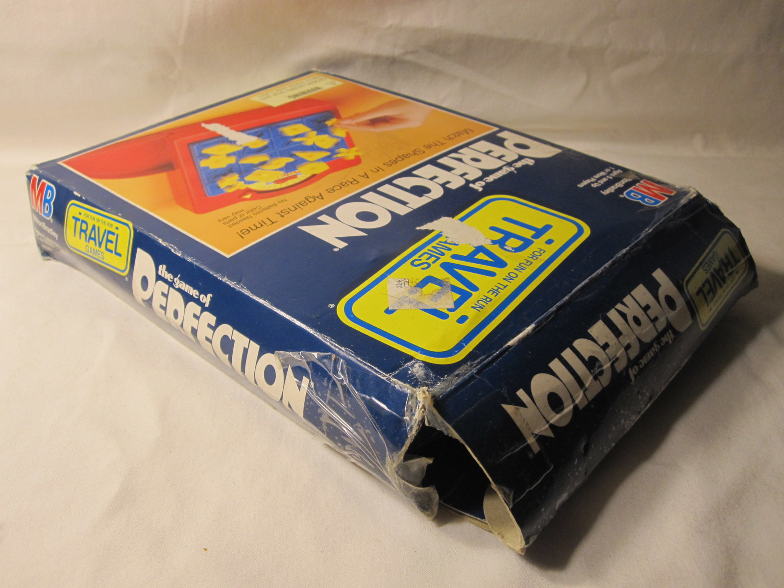 1990 MB Travel Games - Perfection game piece: Box - Game Pieces, Parts