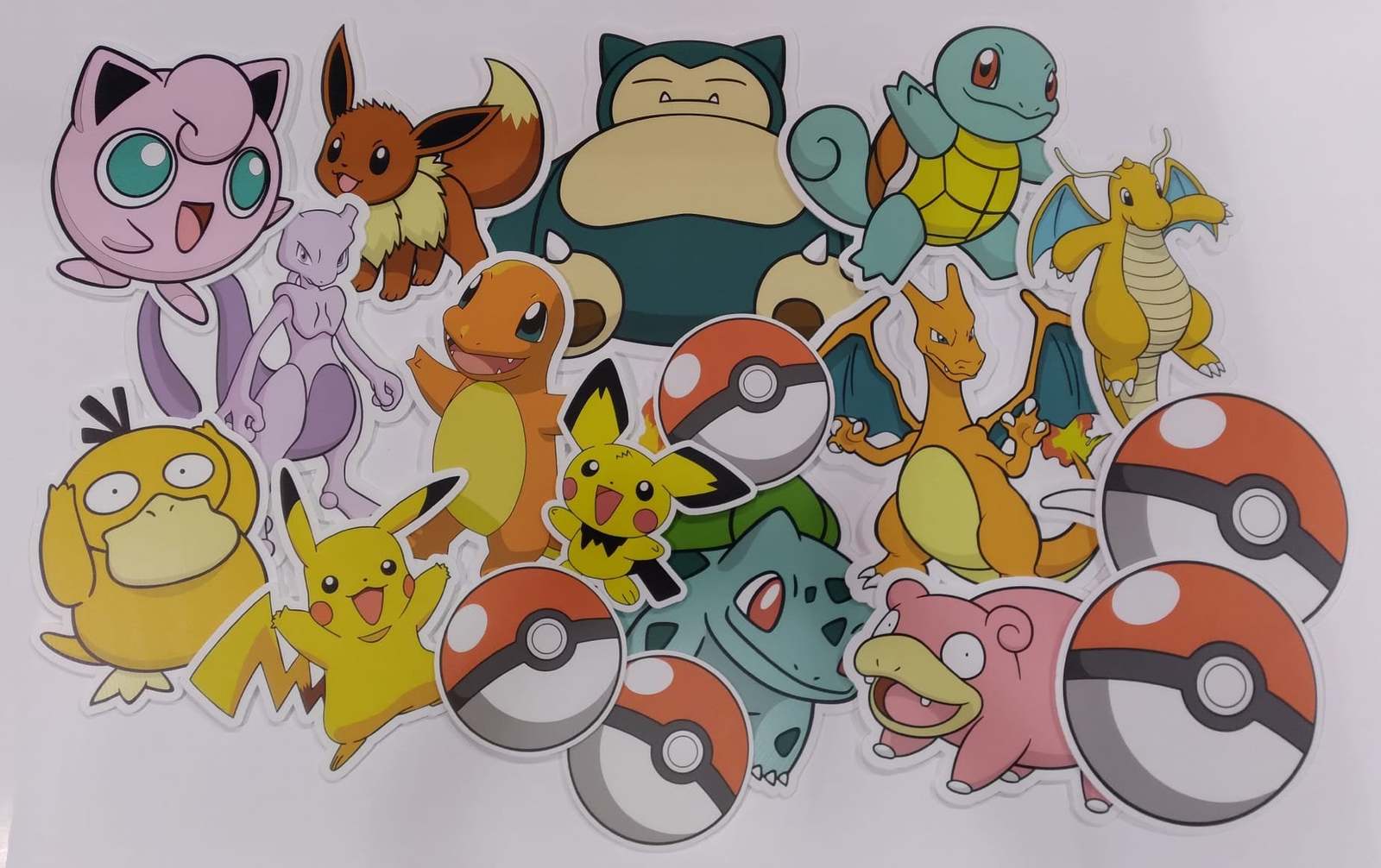 Yard Sign Pokemon Set, 20" Tall Characters + Master Ball (Total 8pcs or ...