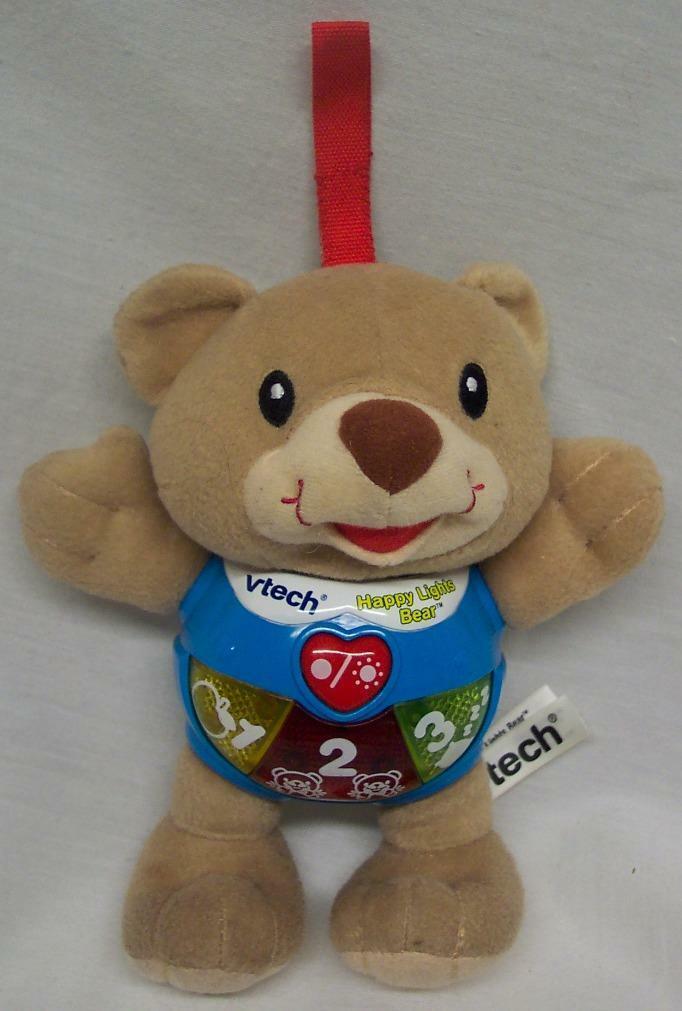 Vtech TALKING HAPPY LIGHTS BEAR 7" Plush STUFFED ANIMAL Toy - Other