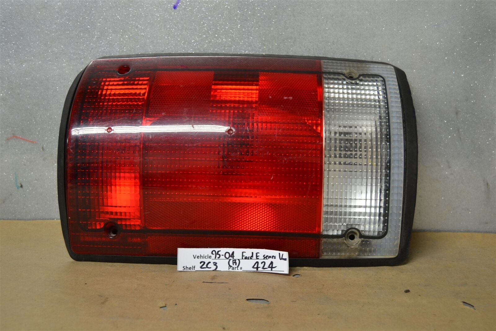 95-05 Ford Econoline E150 E250 Excursion Right Passenger oem tail light ...