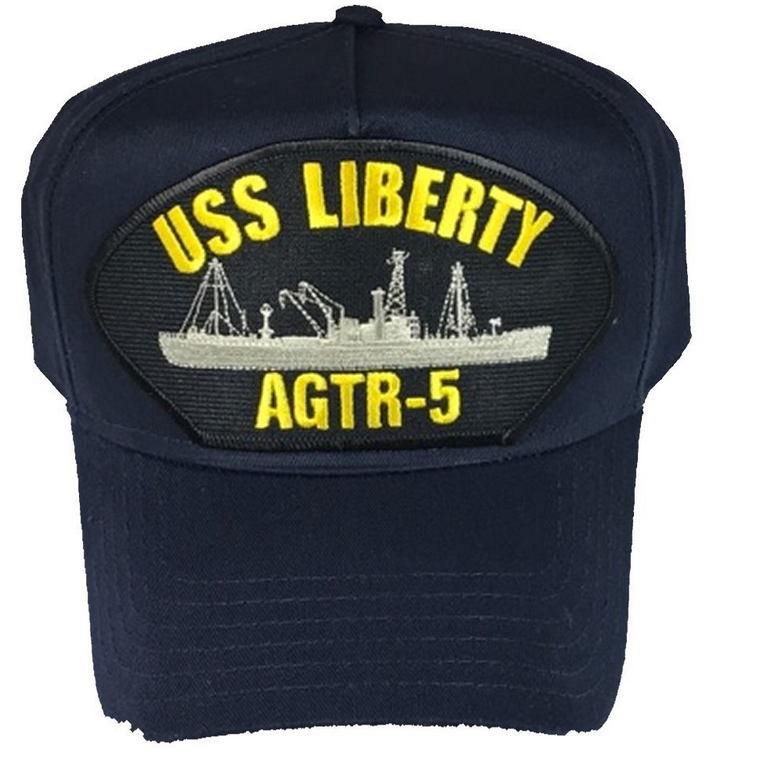USS LIBERTY AGTR-5 HAT CAP US NAVY SHIP 6 SIX DAY WAR SINAI PENINSULA ...
