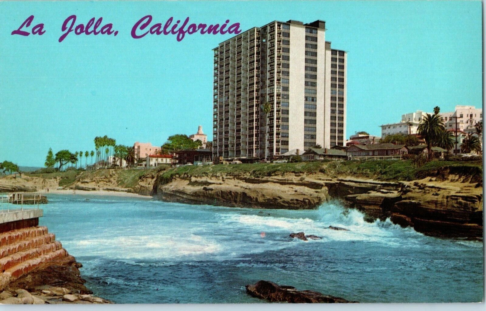 La Jolla Coast Blvd Luxury Apartments California Postcard ...