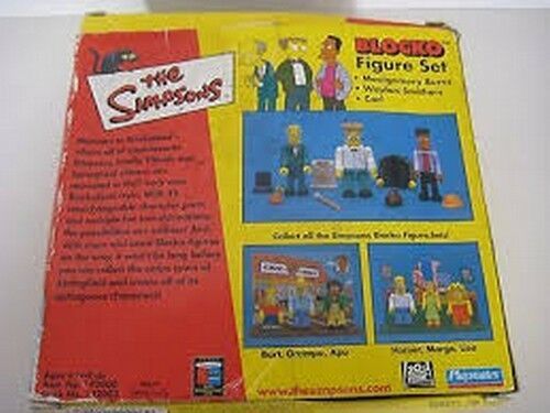 Simpsons Blocko Figure Set NIB Mr Burns and similar items