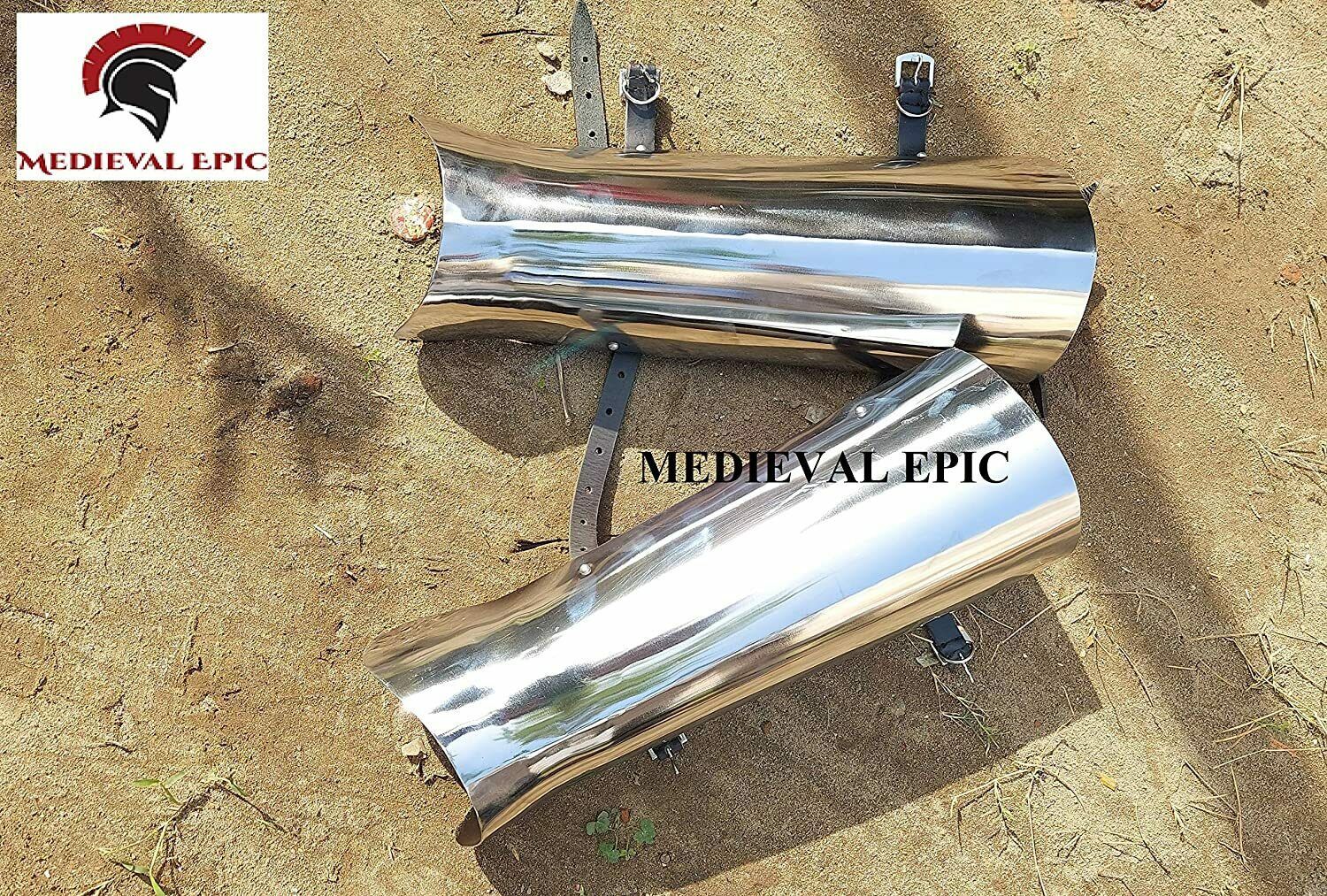 Medieval Epic Steel Armour Leg Guards Knight Cosplay Costume Medieval ...