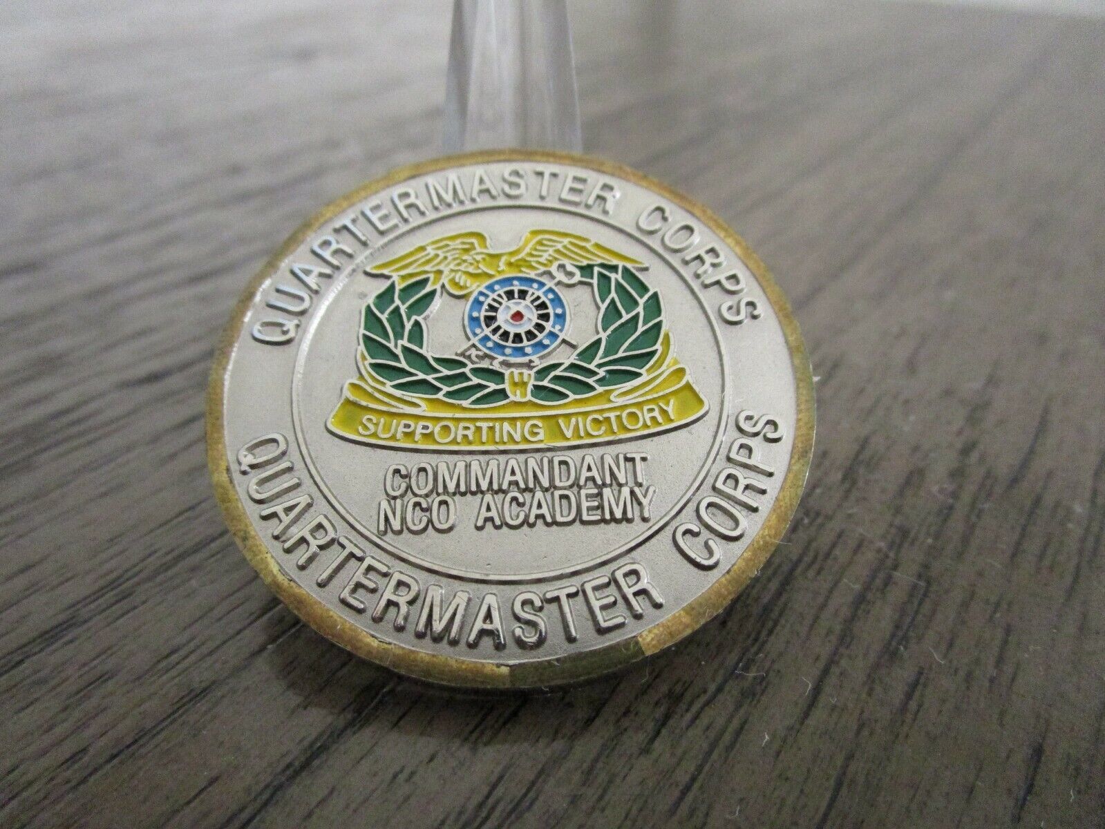 US Army Quartermaster Corps Commandant NCO Academy Challenge Coin #48E ...