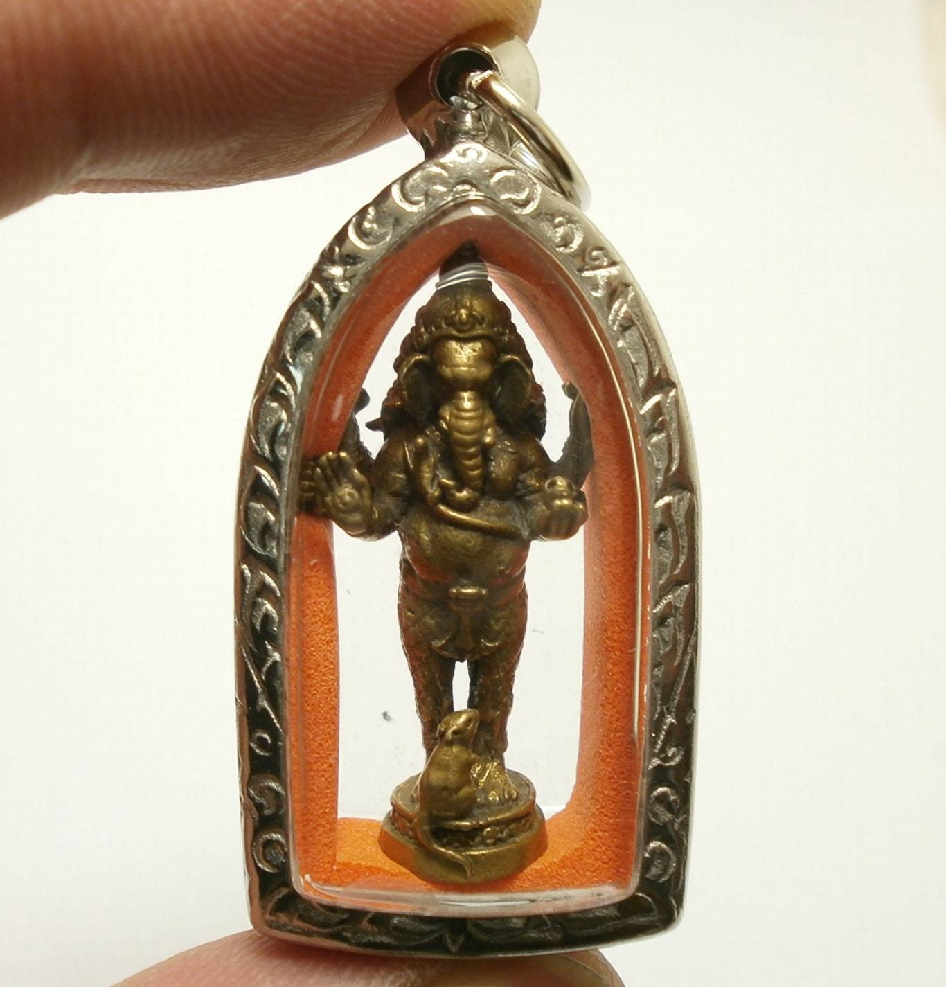 Lord Ganesha God of success Ganesh Ganapati elephant head Mushika Mouse ...