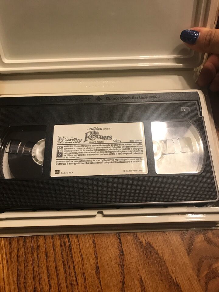 The Rescuers A Walt Disney Classic (VHS) Ships N 24h - VHS Tapes