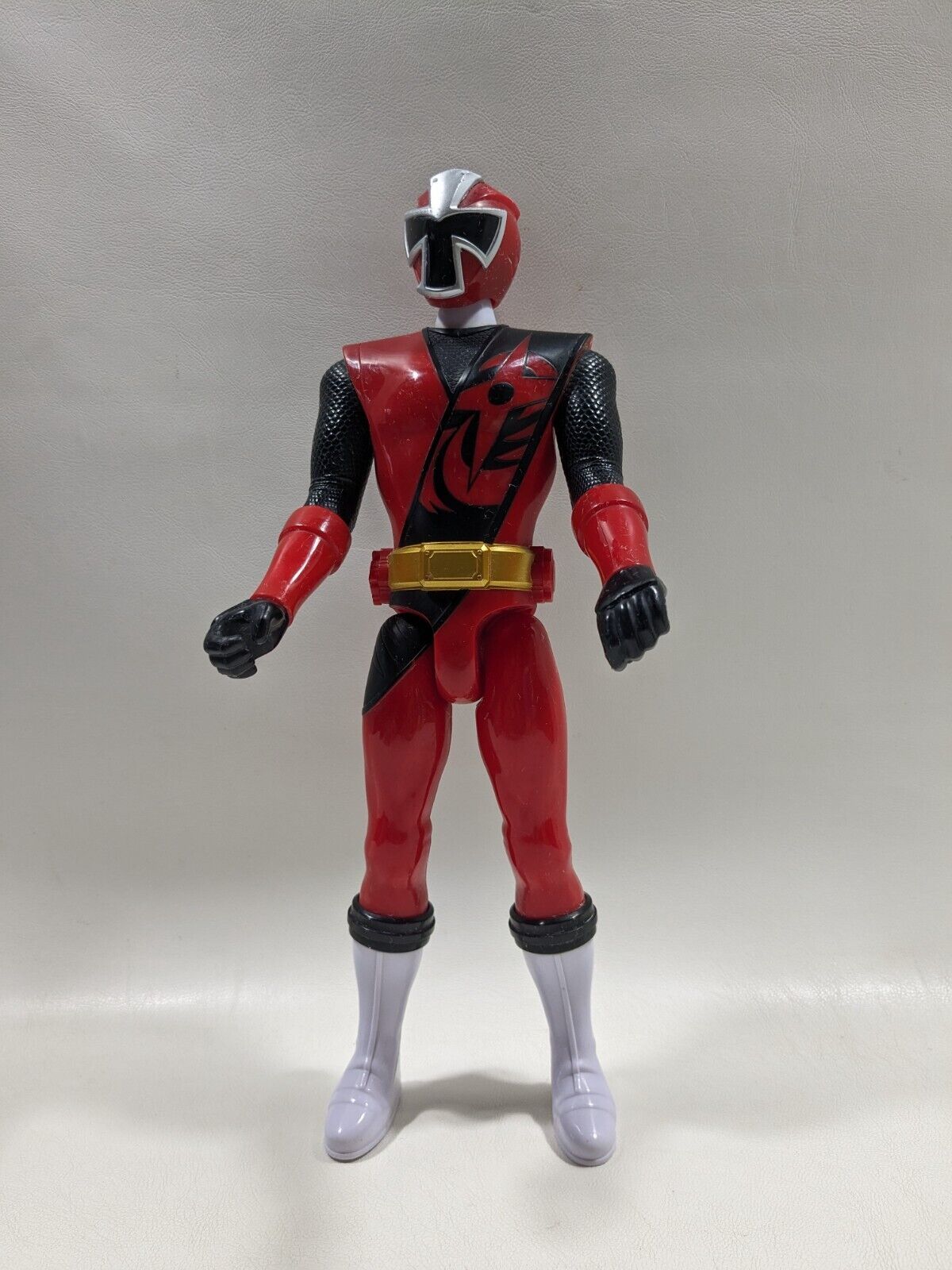 Power Rangers Super Ninja Steel Figure Red Gold Black Ranger 12” Inch ...