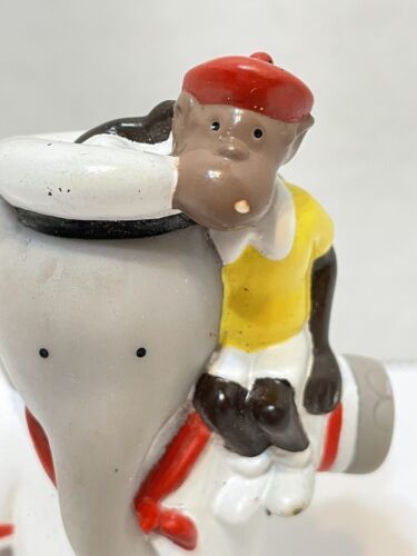 Vintage Babar The Elephant with Monkey Arbys Collectible Vinyl Figure ...