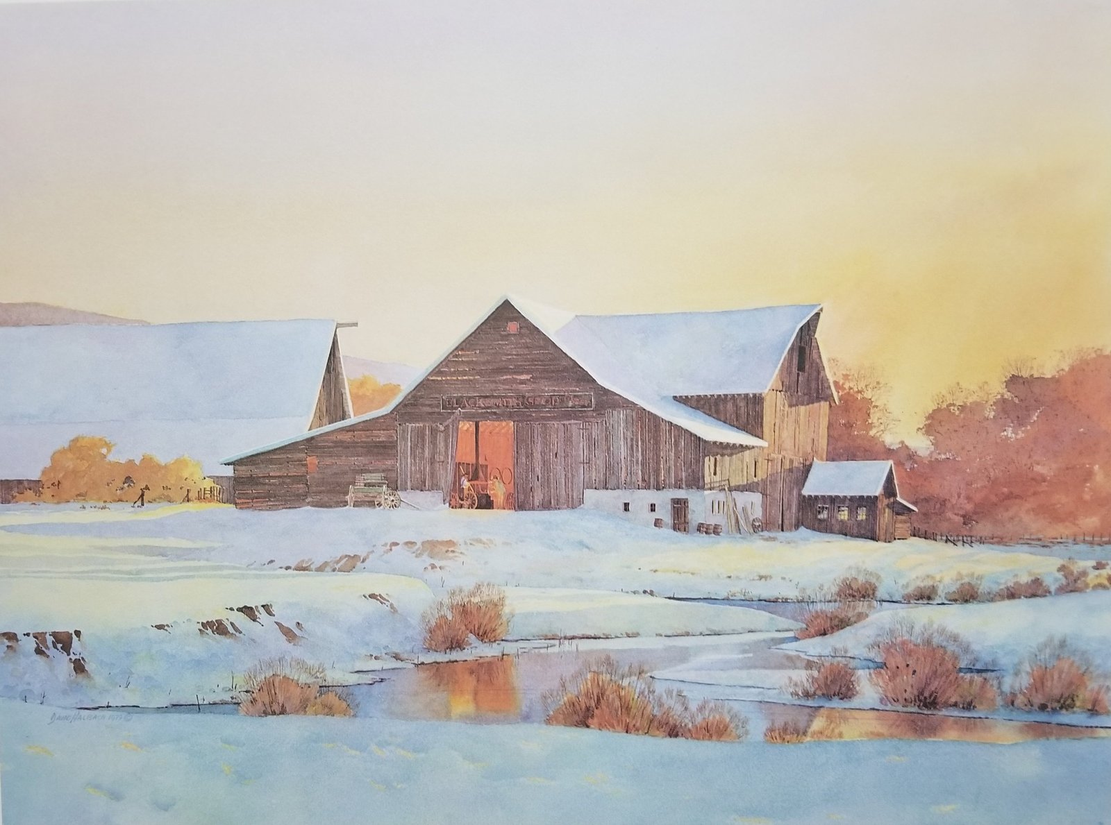The Blacksmith - Signed and Numbered Limited Edition Print by David ...