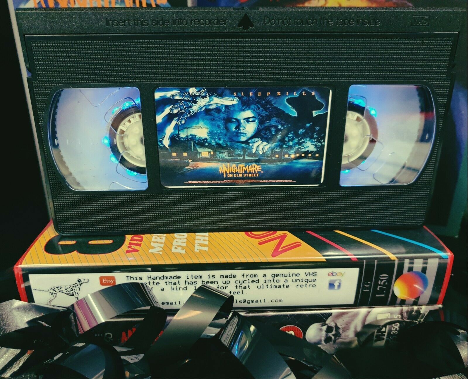 Retro VHS Lamp, A Nightmare on Elm Street- Freddy Krueger ,Top Quality ...