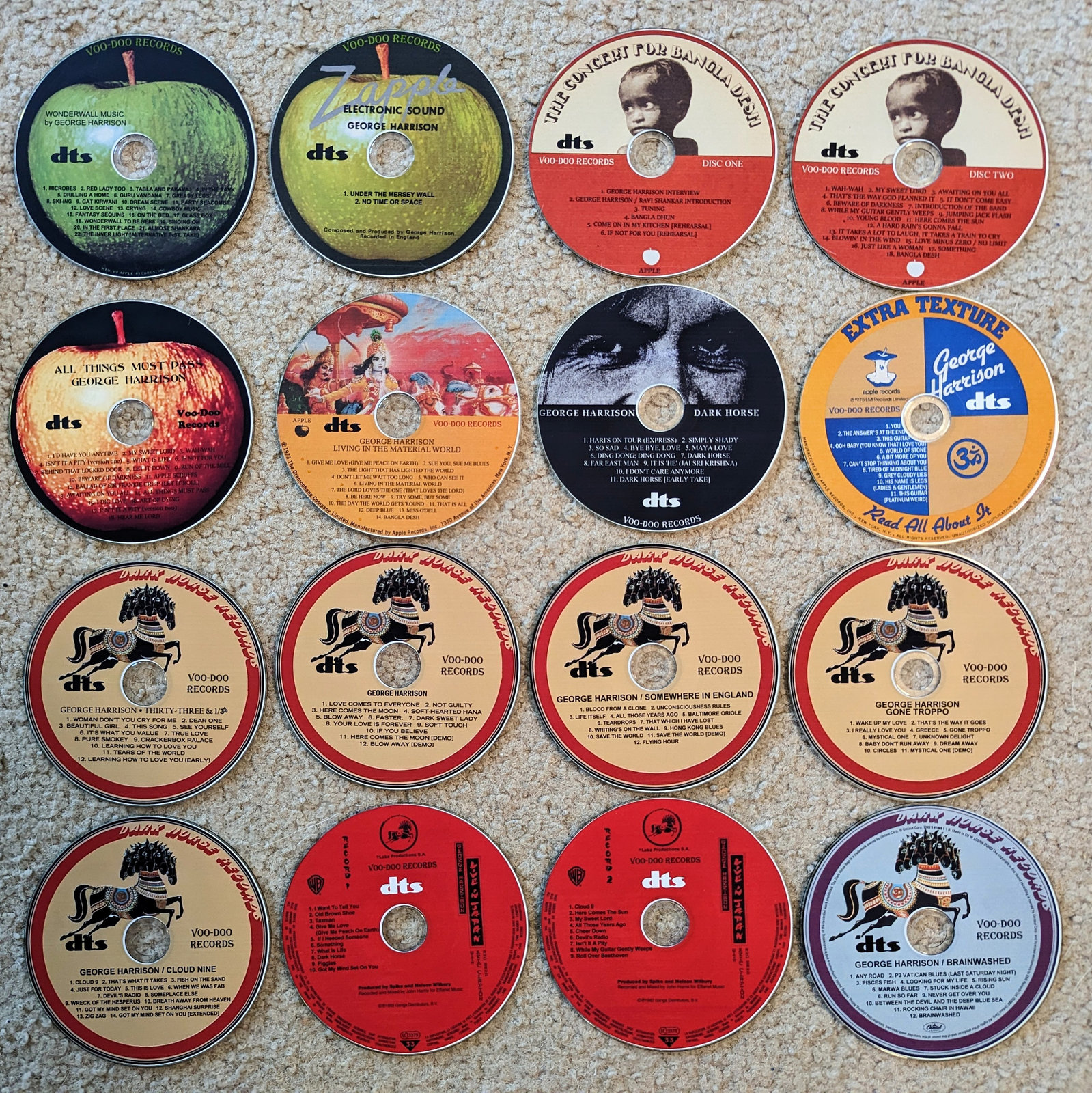 George Harrison DTS 5.1 Surround Collection [16-CD] All Things Must ...