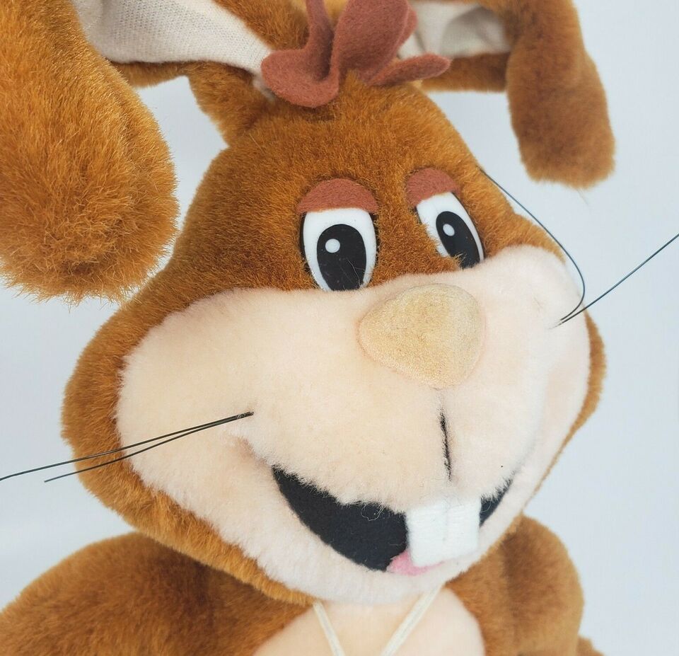 VINTAGE ART'S TOY NESTLE QUICK BUNNY RABBIT CHOCOLATE MILK STUFFED ...
