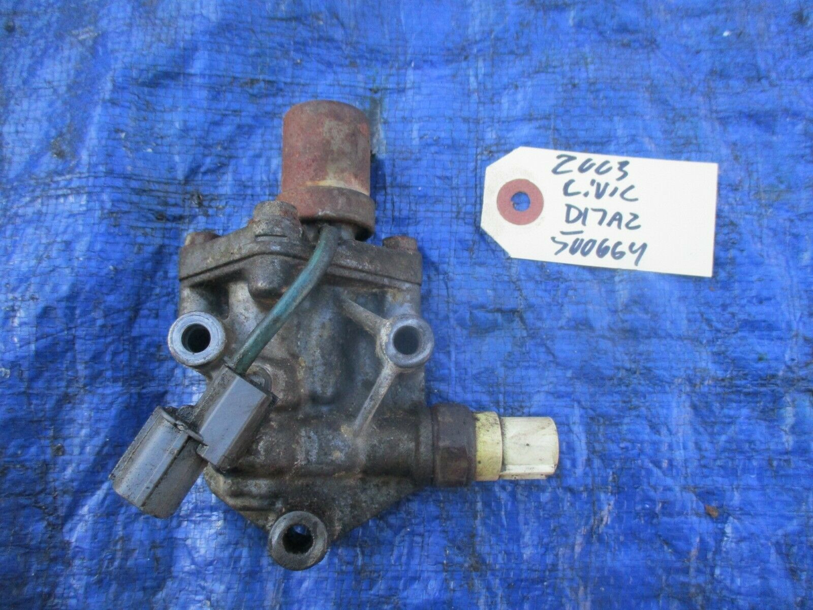 01-05 Honda Civic D17A2 vtec solenoid pressure switch engine motor D17 ...