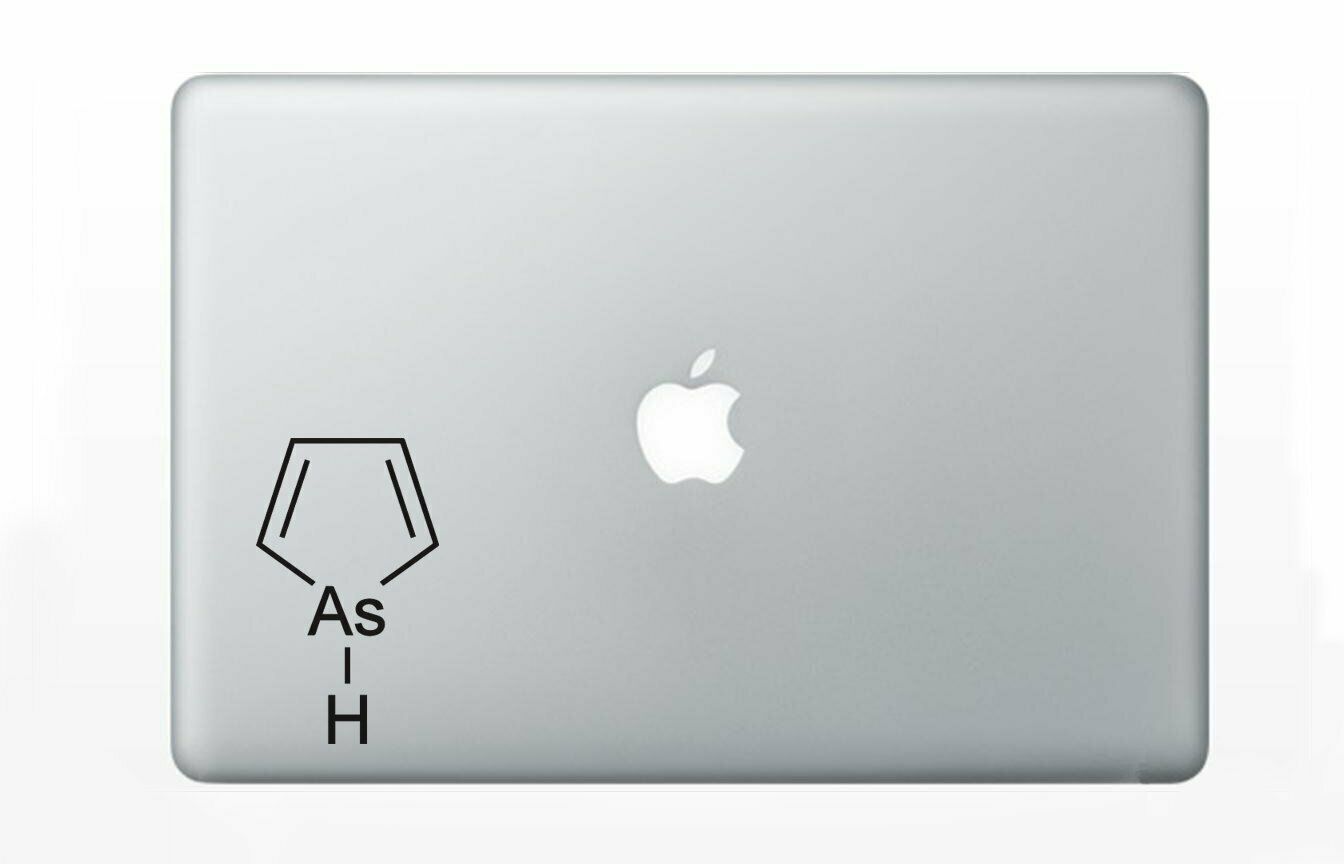 Arsole Chemical Structure Decal Sticker - Decals & Stickers