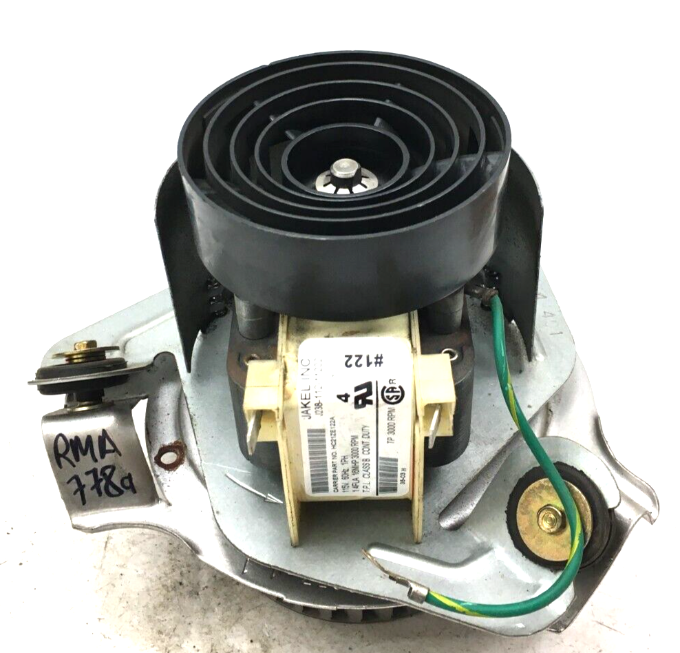 JAKEL J238-112-11202 Draft Inducer Blower Motor HC21ZE122A used refurb ...