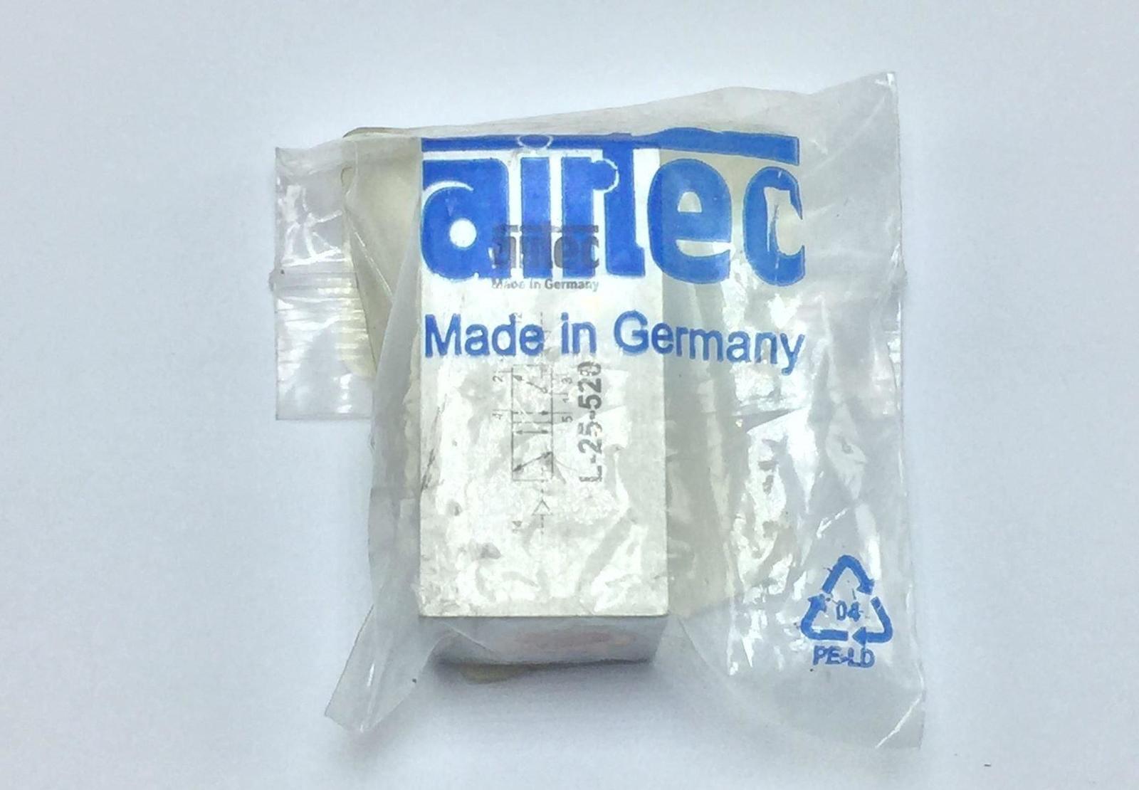 NEW AIRTEC L-25-520 VALVE, DOUBLE PILOT L-25 VALVE 160 l/MIN - Other ...
