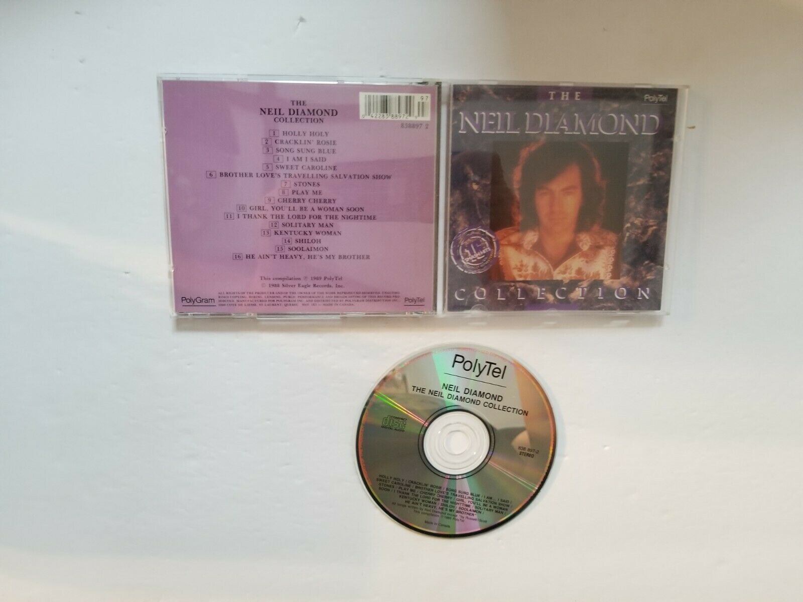 The Neil Diamond Collection by Neil Diamond (CD, 1988, Polytel) Rare CD ...