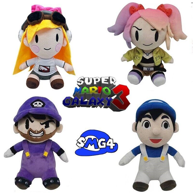 CS SMG3 SMG4 Figure Plush Doll Super Mario Meggy Spletzer Stuffedn Doll ...