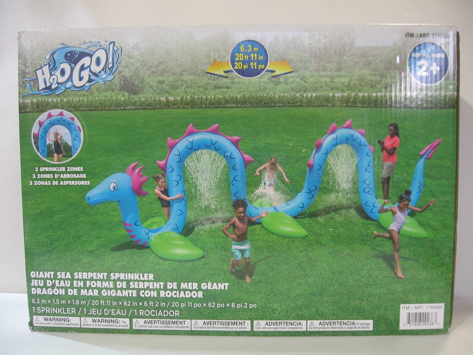 NEW H2O GO! Bestway Inflatable Giant Sea Serpent Kids Inflatable ...