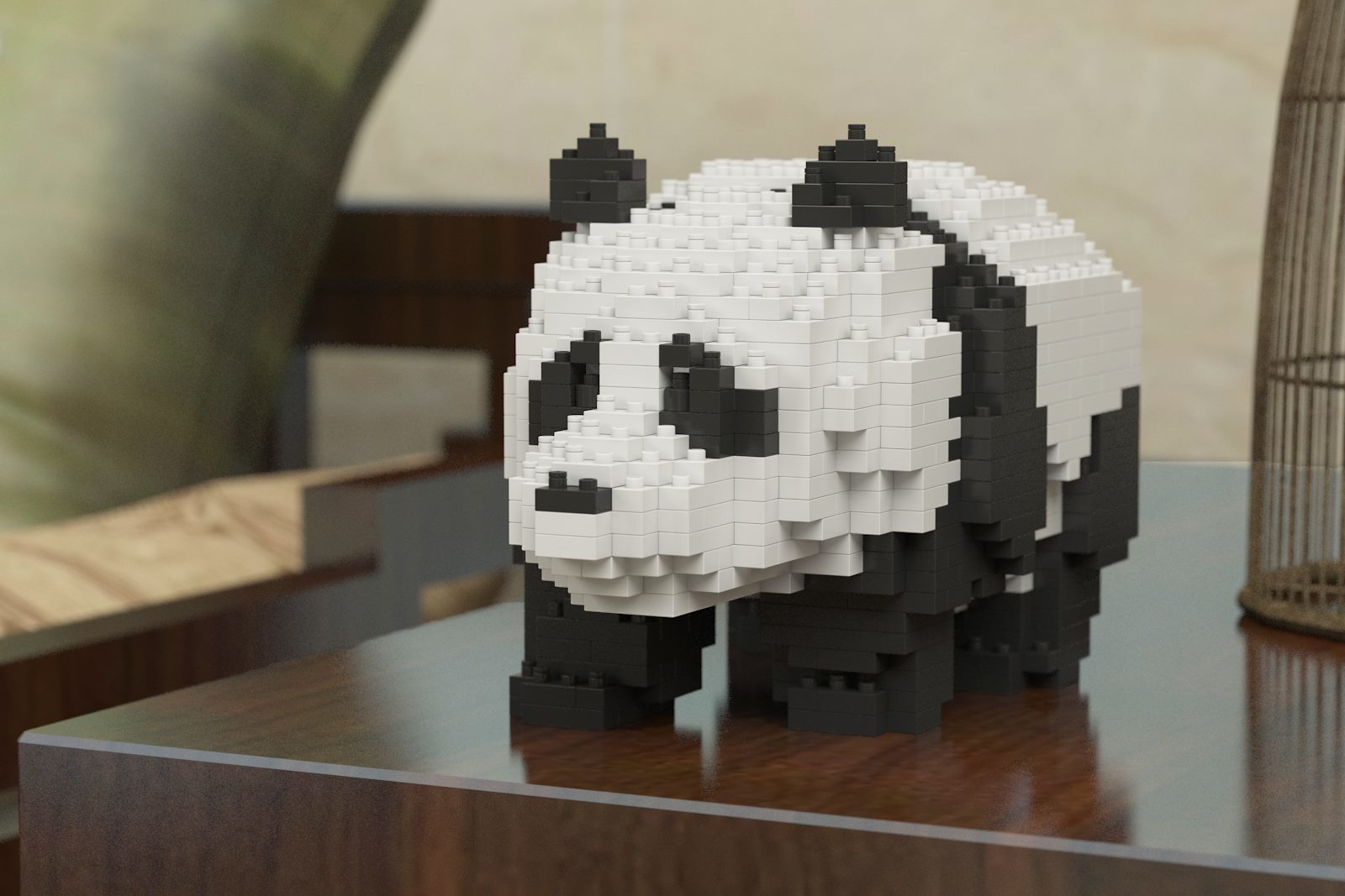 Panda Sculptures (Jekca Lego Brick) Diy Kit and similar items
