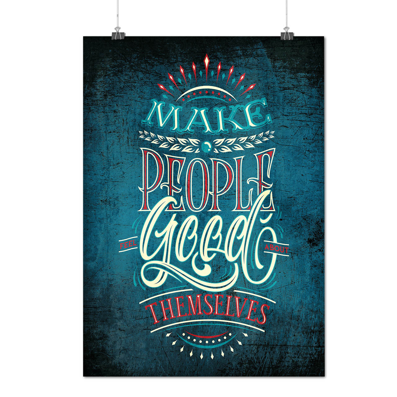 Feel Good Inspirational Matte/Glossy Poster A0 A1 A2 A3 A4 | Wellcoda ...