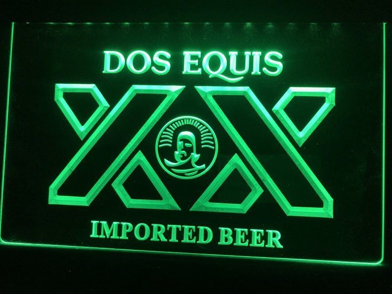 XX-Dos Equis Beer Illuminated Led Neon Sign Home Decor, Bar, Pub, Club ...