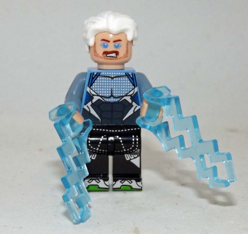 Quicksilver X-Men Movie Marvel Custom Minifigure From US - LEGO (R ...