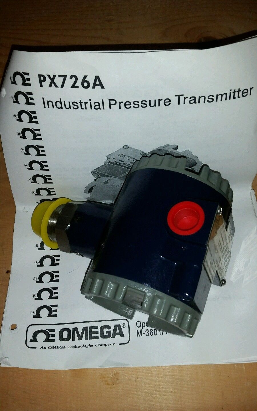 Omega Engineering NEMA-4X Pressure Transmitter PX726A-050GI, 150 PSI, 1 ...