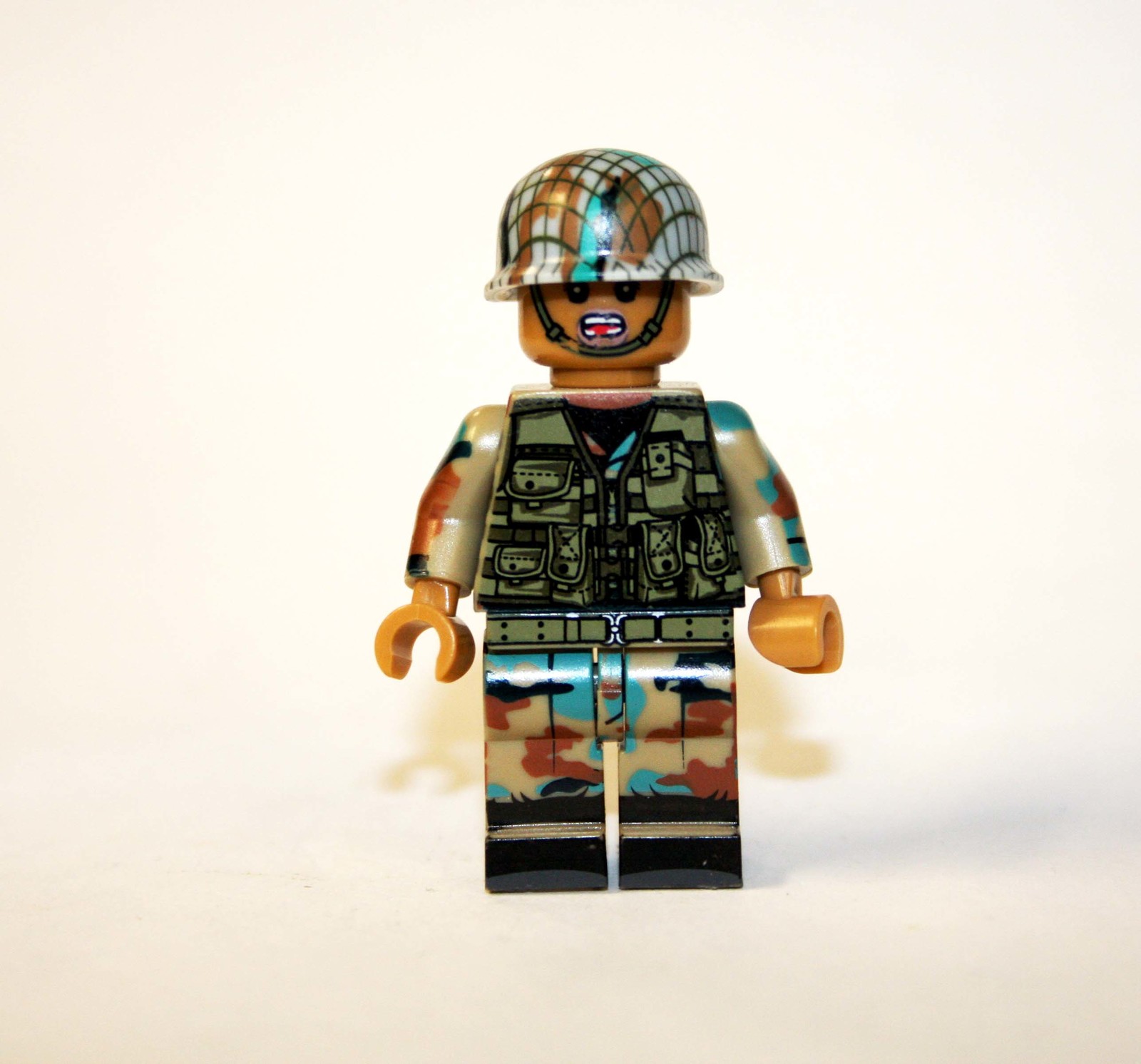 Black African Soldier Collectible Minifigures Toys - LEGO (R) Minifigures