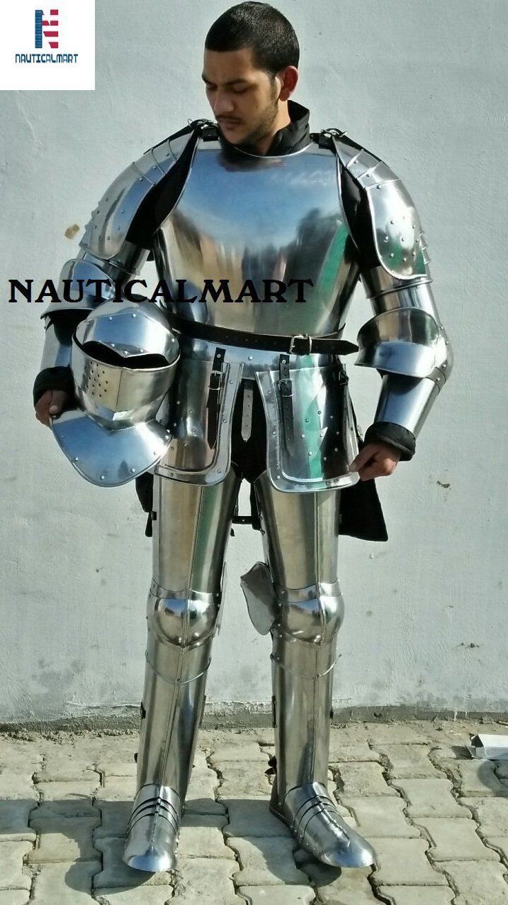 NauticalMart Medieval Knight Suit Of Armor Wearable Costume SCA Combat ...