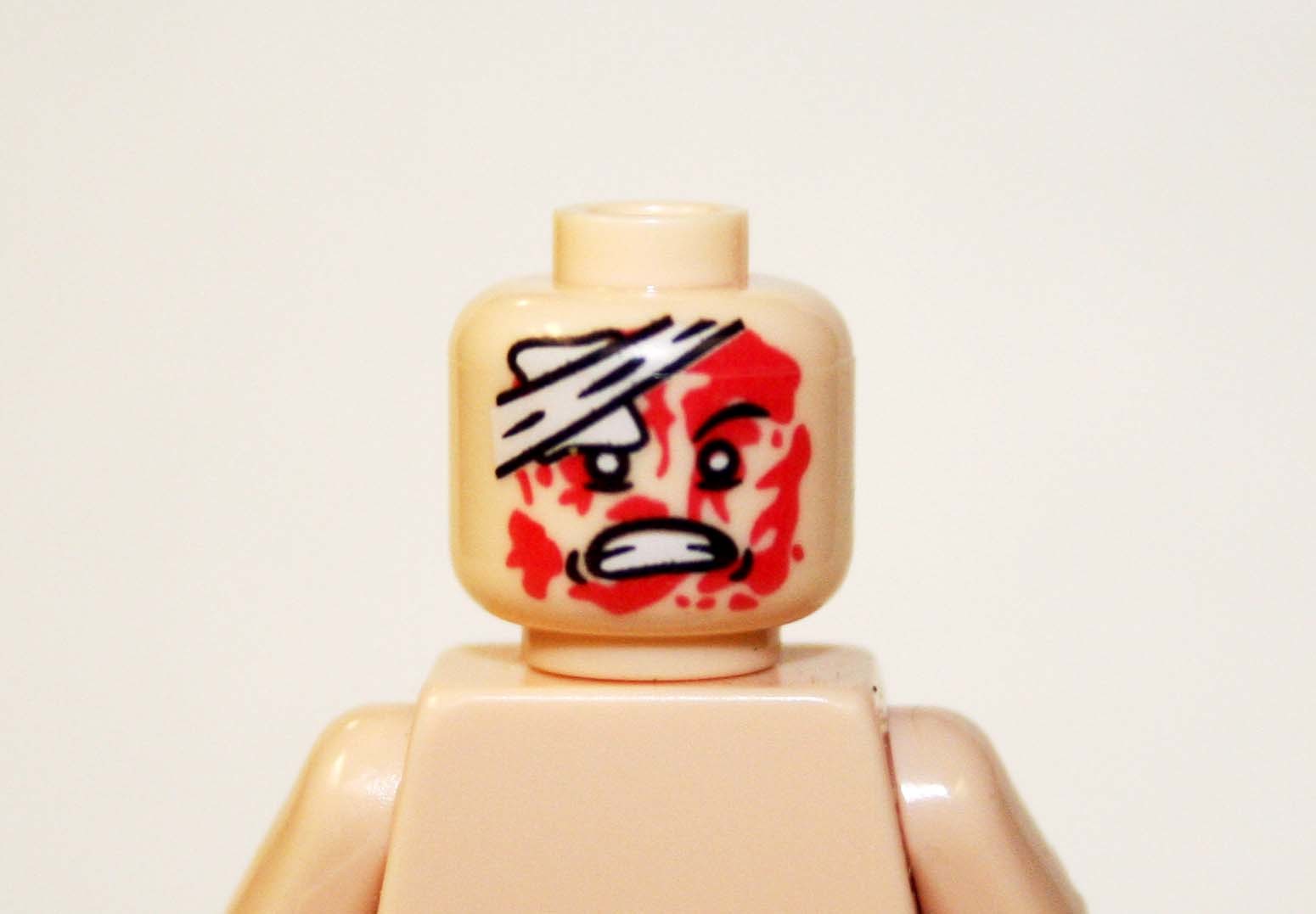 MV Head Bandaged Bloody one eye Minifigure head DIY US Shipping ...